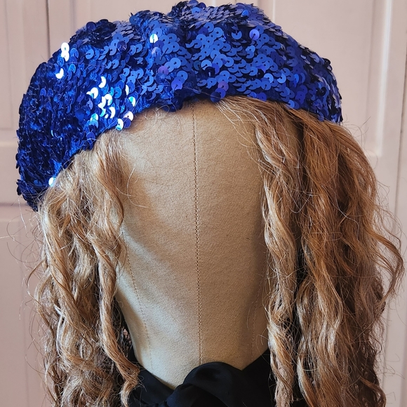 Other | Glitter Sequence Royal Blue Tam | Poshmark